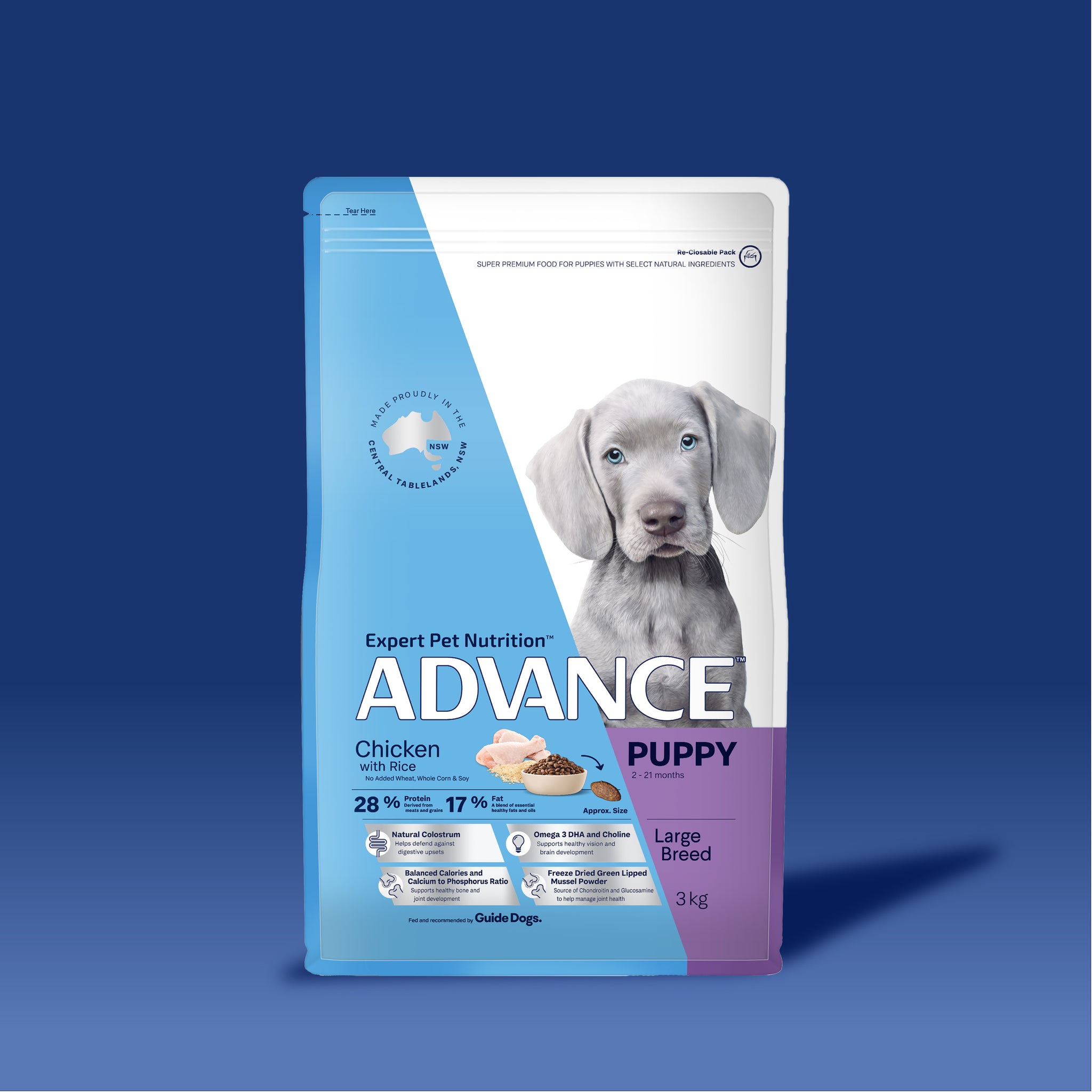 ADVANCE™ Puppy Large Breed Chicken with Rice – ADVANCE™ Pet