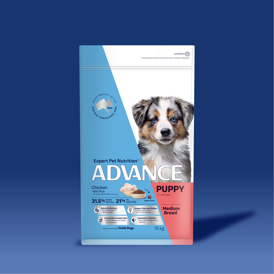 ADVANCE™ Puppy Medium Breed Chicken with Rice – ADVANCE™ Pet