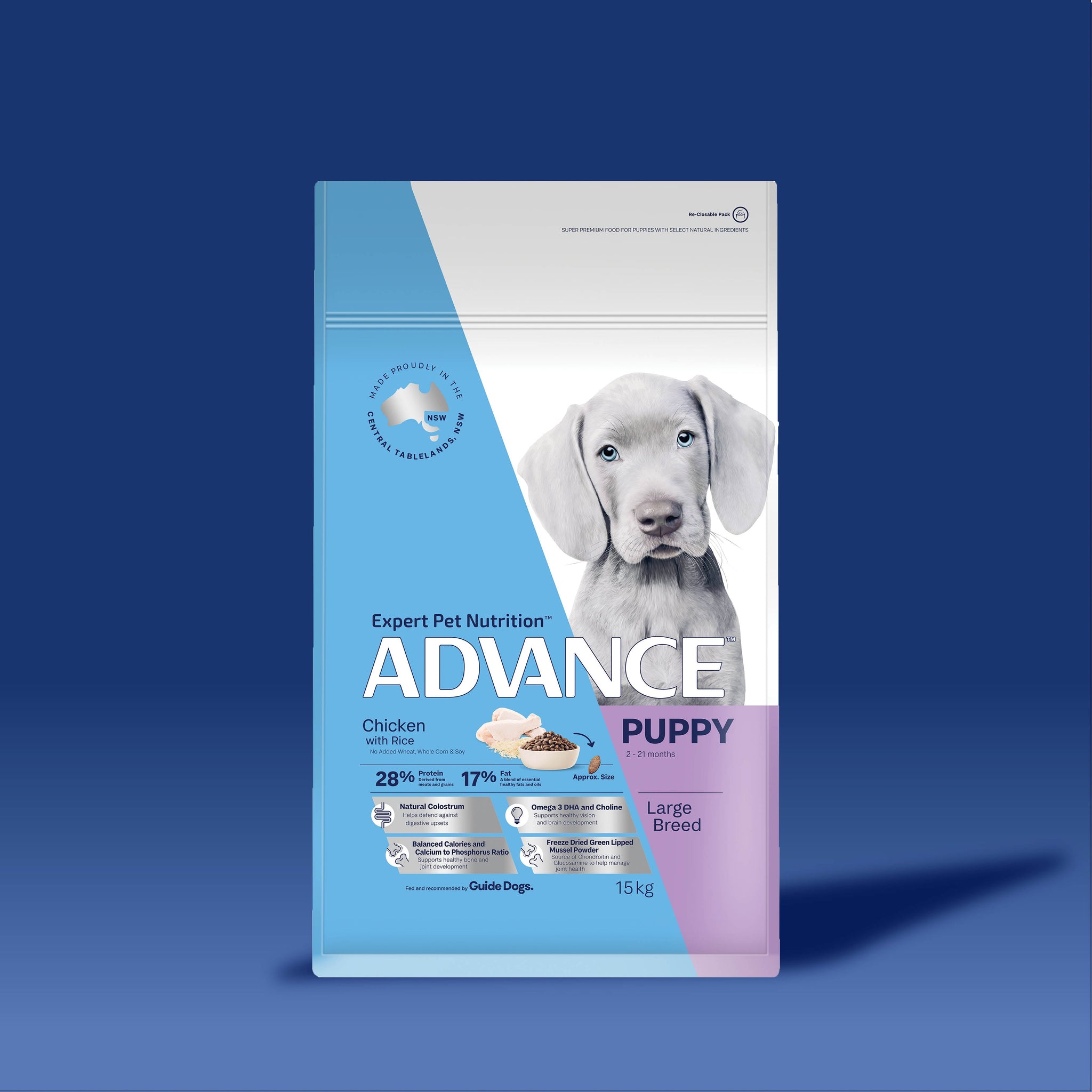 ADVANCE™ Puppy Large Breed Chicken with Rice – ADVANCE™ Pet